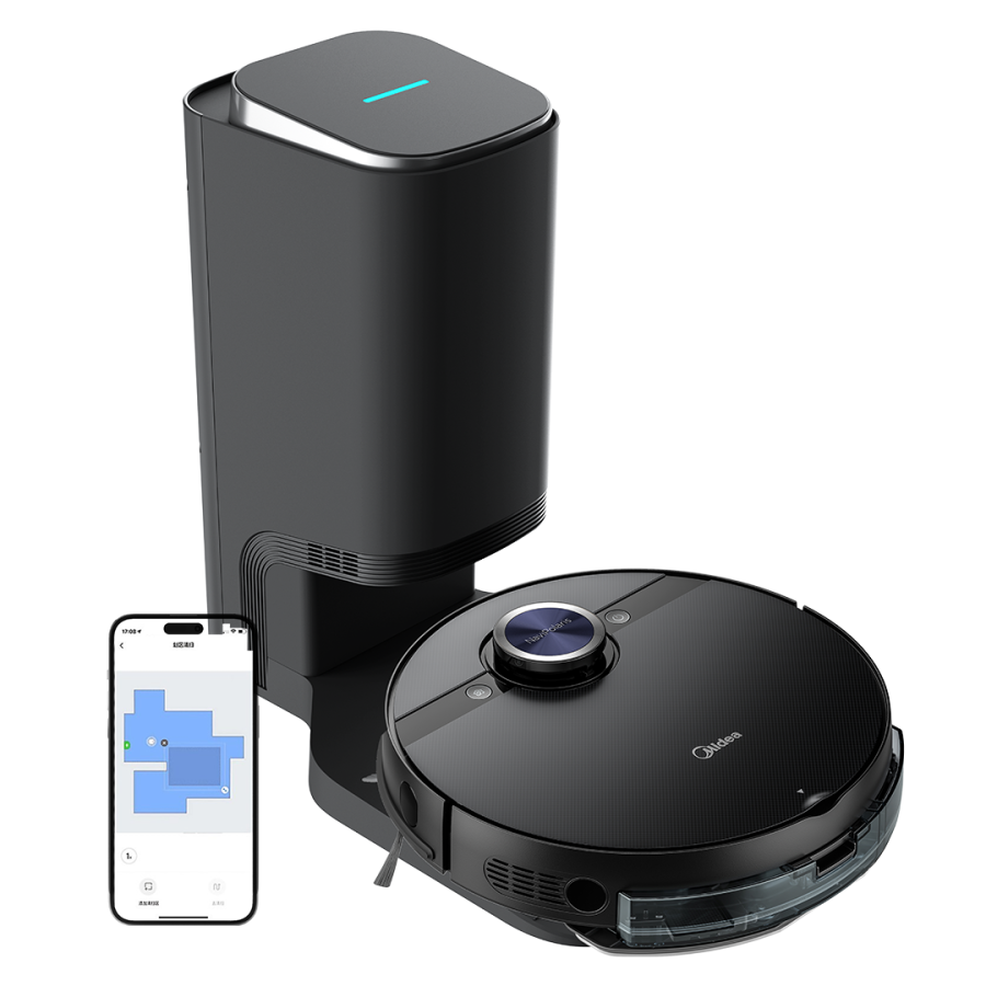 Робот-пылесос Midea S8+ черный: купить в интернет магазине | Tgrad.kz