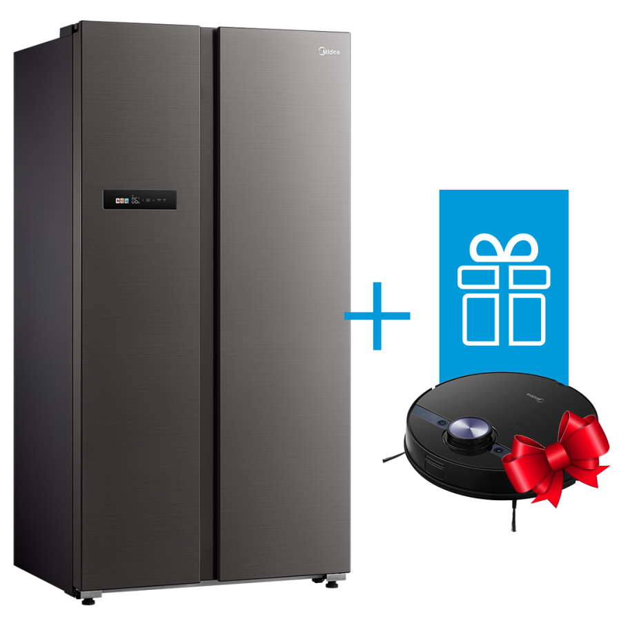 Холодильник Midea MDRS791MIE28 + Робот-пылесос Midea M-7: купить в ...