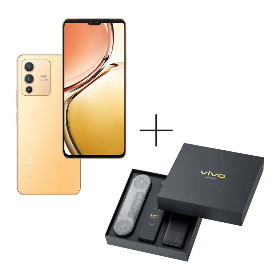 Смартфон Vivo V23 5G 8Gb/128Gb Sunshine Gold + Vivo Gift Box Big ...