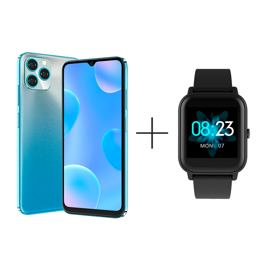 Смартфон Blackview A95 8/128Gb Summer Ocean Blue + Смарт - часы BlackView R3 max Black: купить в ...