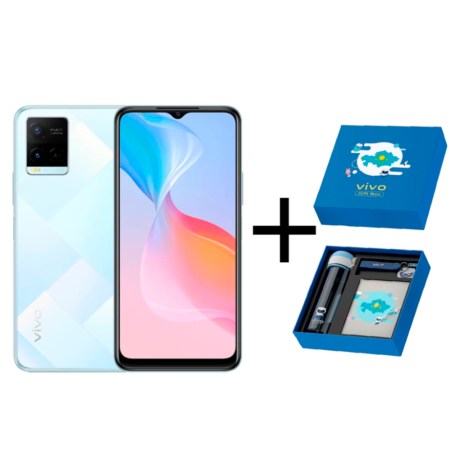 Смартфон Vivo Y21 4/64Gb Diamond Glow+Gift box BTS 2022 Blue: купить в ...