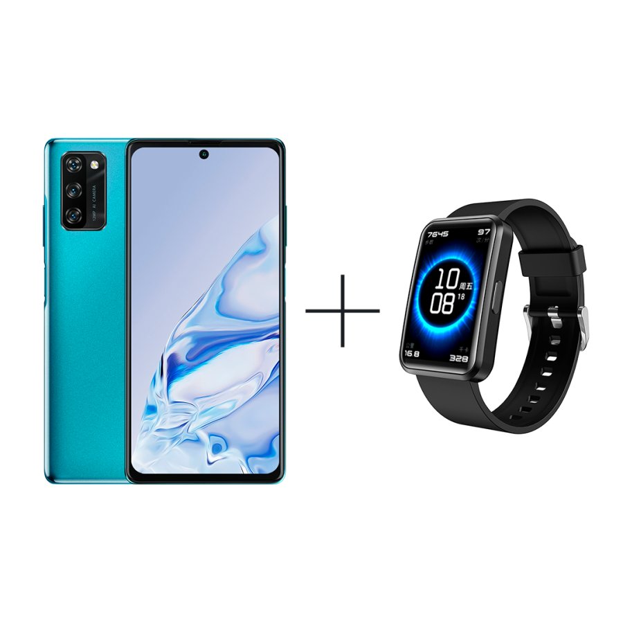 Смартфон Blackview A100 6/128Gb Galaxy Blue + Смарт - часы BlackView R5 ...