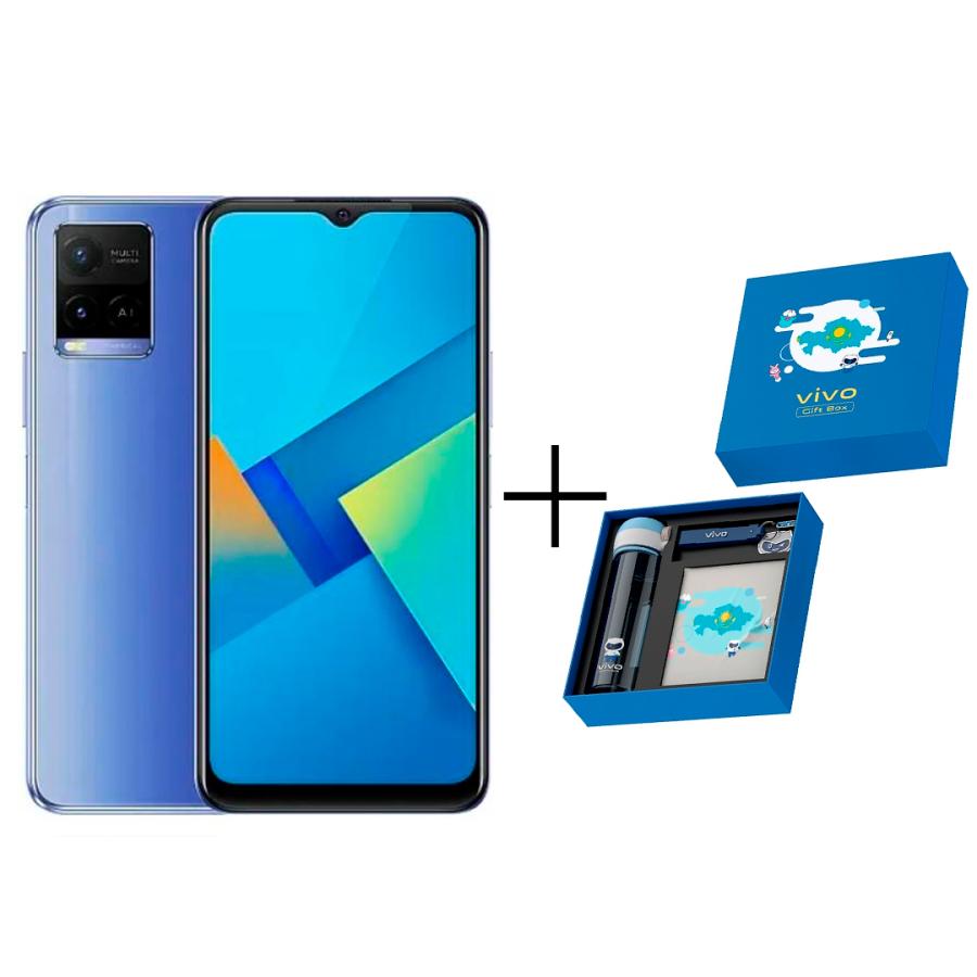 Смартфон Vivo Y21 4/64Gb Metallic blue+Gift box BTS 2022 Blue: купить в ...