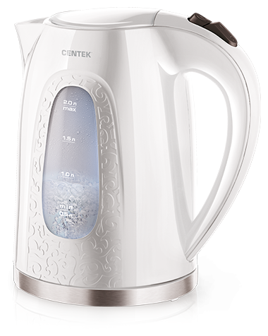 Электрочайник Centek CT-0041 белый: купить в интернет магазине | Tgrad.kz